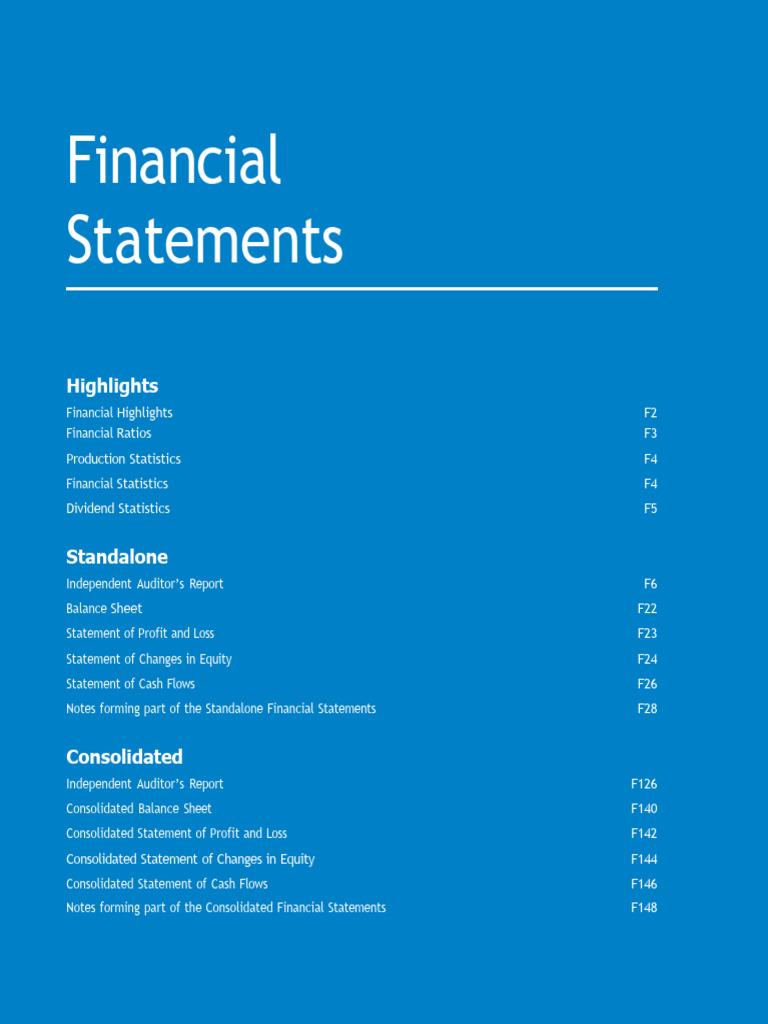 C Audited Standalone and Consolidated Financial Statements of Tata Steel Limited For Fy 2022 23 ...