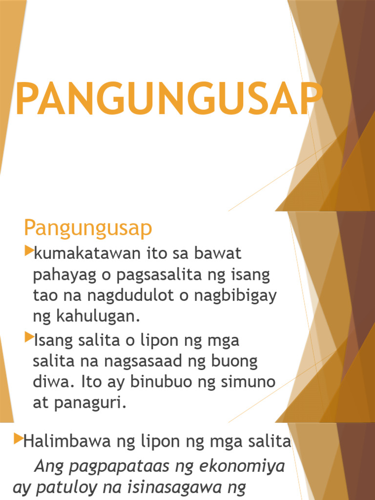 5-PANGUNGUSAP | PDF
