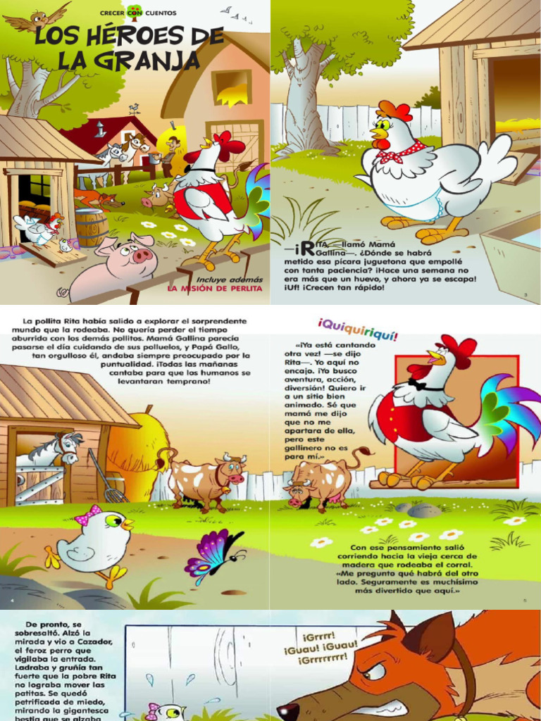 Cuento Los Heroes de La Granja | PDF