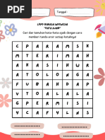 LKPD Menulis Menebalkan Huruf Kelas 1 Bahasa Indonesia | PDF