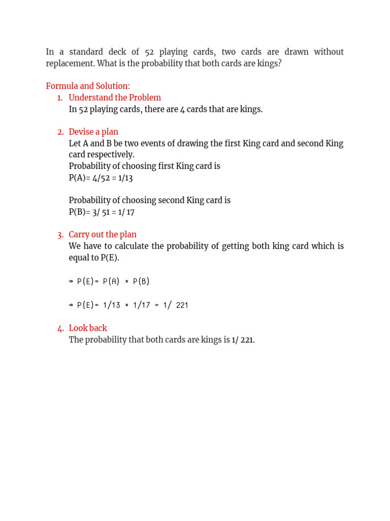 4 Basic Steps of Problem Solving | PDF
