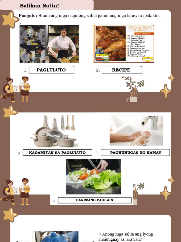 Mga Dapat Tandaan sa Pagluluto ng Pagkain | PDF