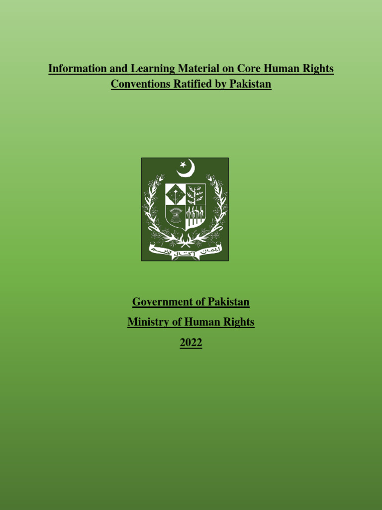 Information and Learning Material On Core Human Rights Convention | PDF ...
