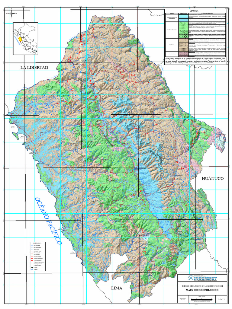 C038 Mapa 4 Hidrogeologico | PDF | Geología económica | Geología