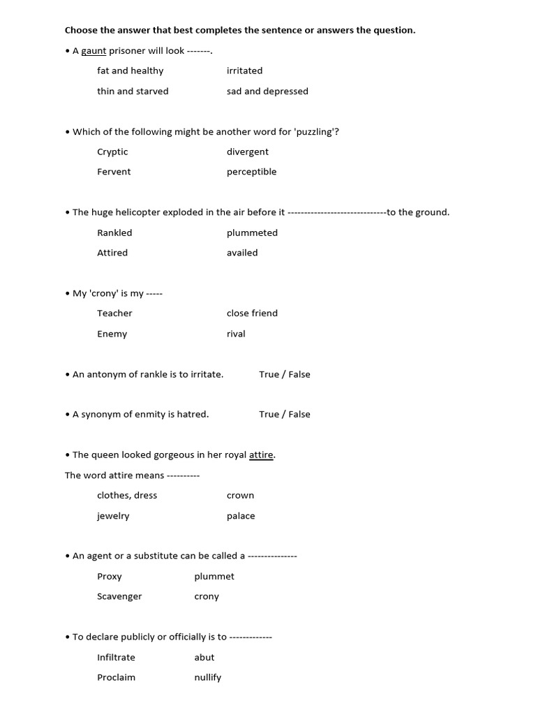 Vocab unit 8 Worksheet | PDF | Semantics | Grammar