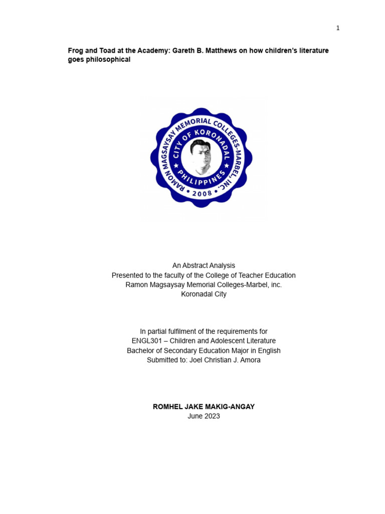 Abstract Analysis Sir Romhel | PDF
