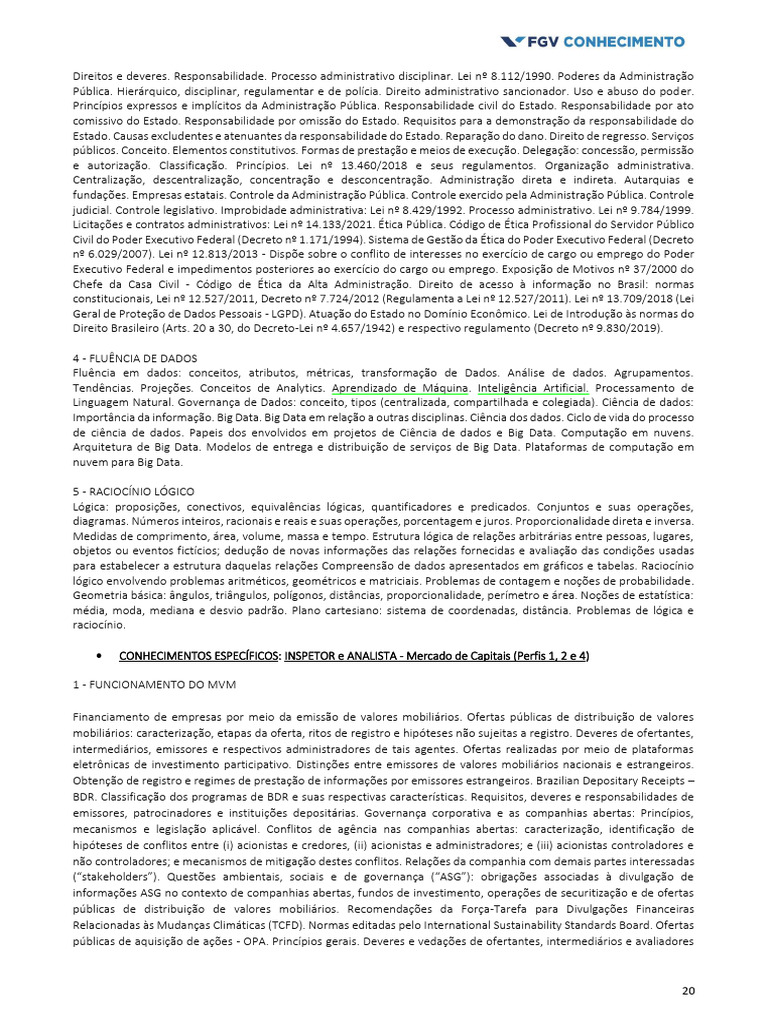 Edital CVM 2024 | PDF