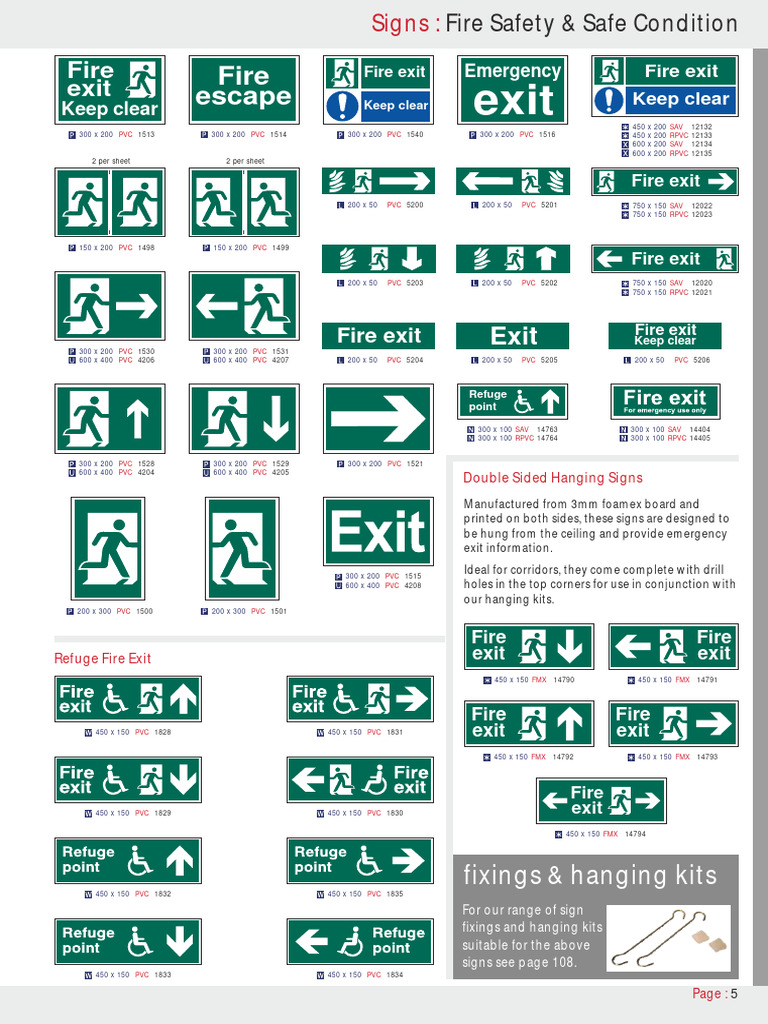 SCAN-Safety-Signs-Catalogue-2014 7 | PDF | Building Engineering
