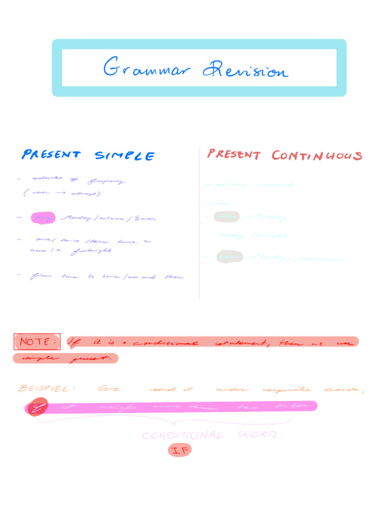 Present, Continuous, Action, State Verbs | PDF | Language Families | Language Mechanics