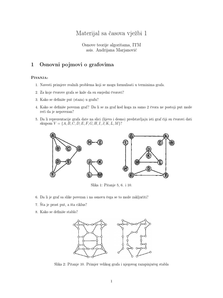 v1 Predstavljanje Grafa | PDF