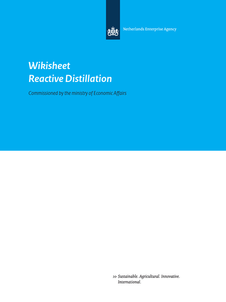 Wikisheet Reactive Distillation - RVO | PDF | Distillation | Mathematical Optimization