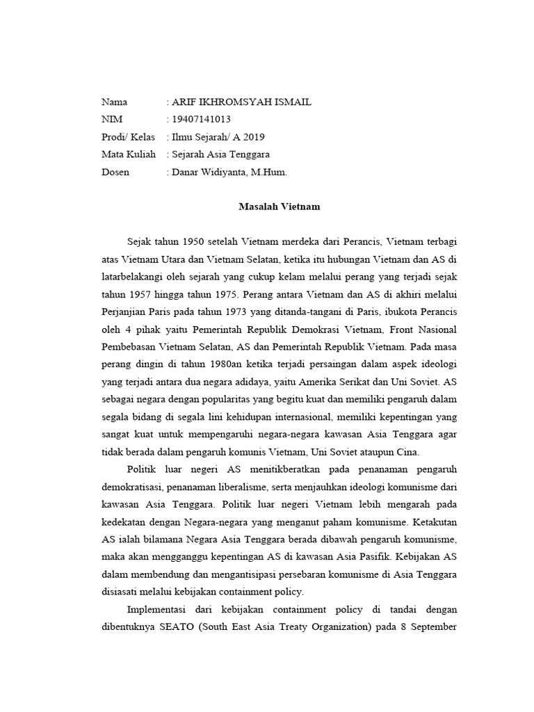 SATg Masalah Vietnam | PDF