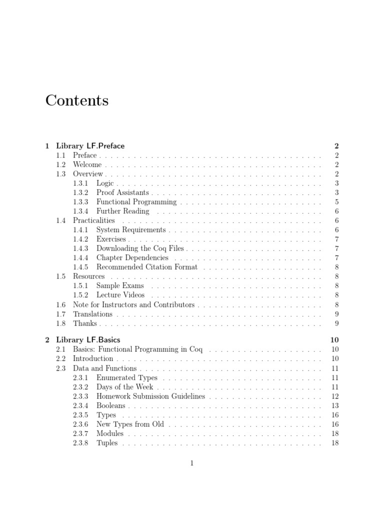Coq Functional Programming Guide | PDF | Computer Programming | Functional Programming