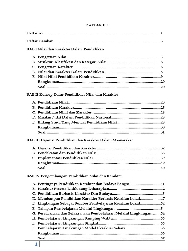 Pendidikan Nilai dan Karakter Terintegrasi | PDF | Seni