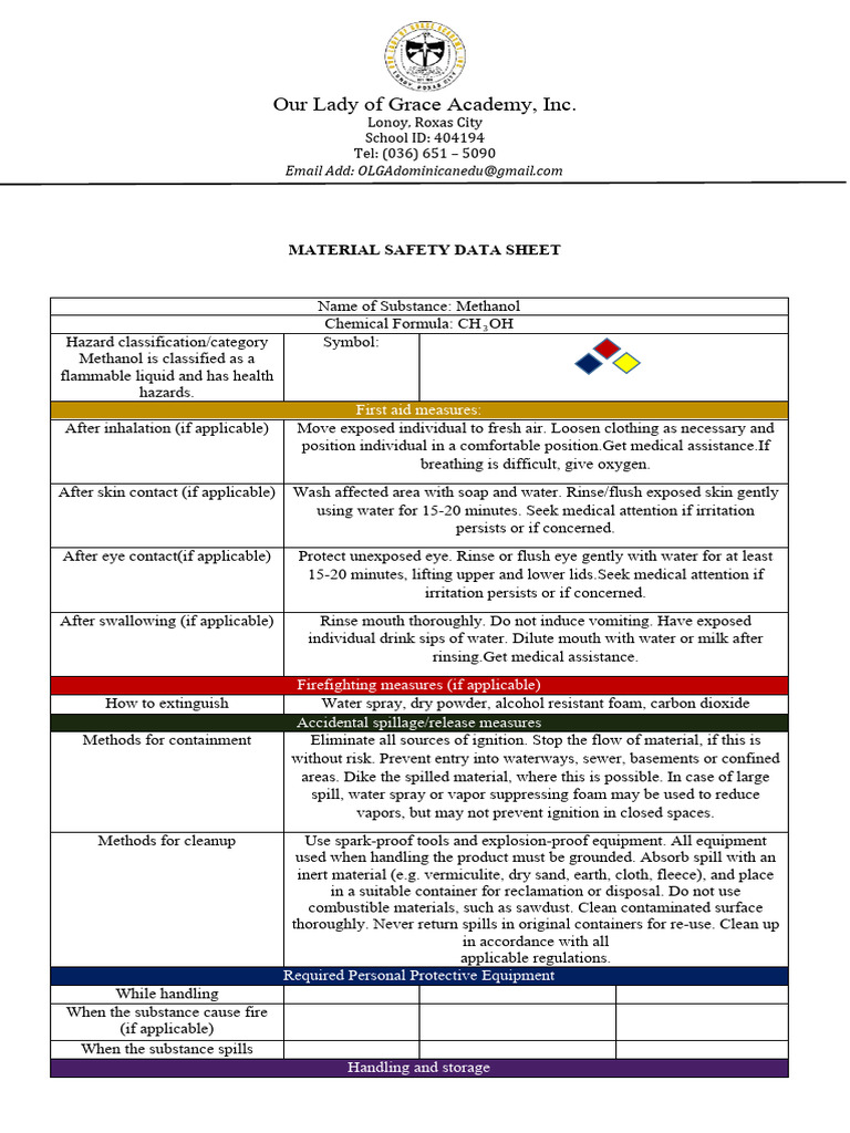 Material Safety Data Sheet 2 | PDF