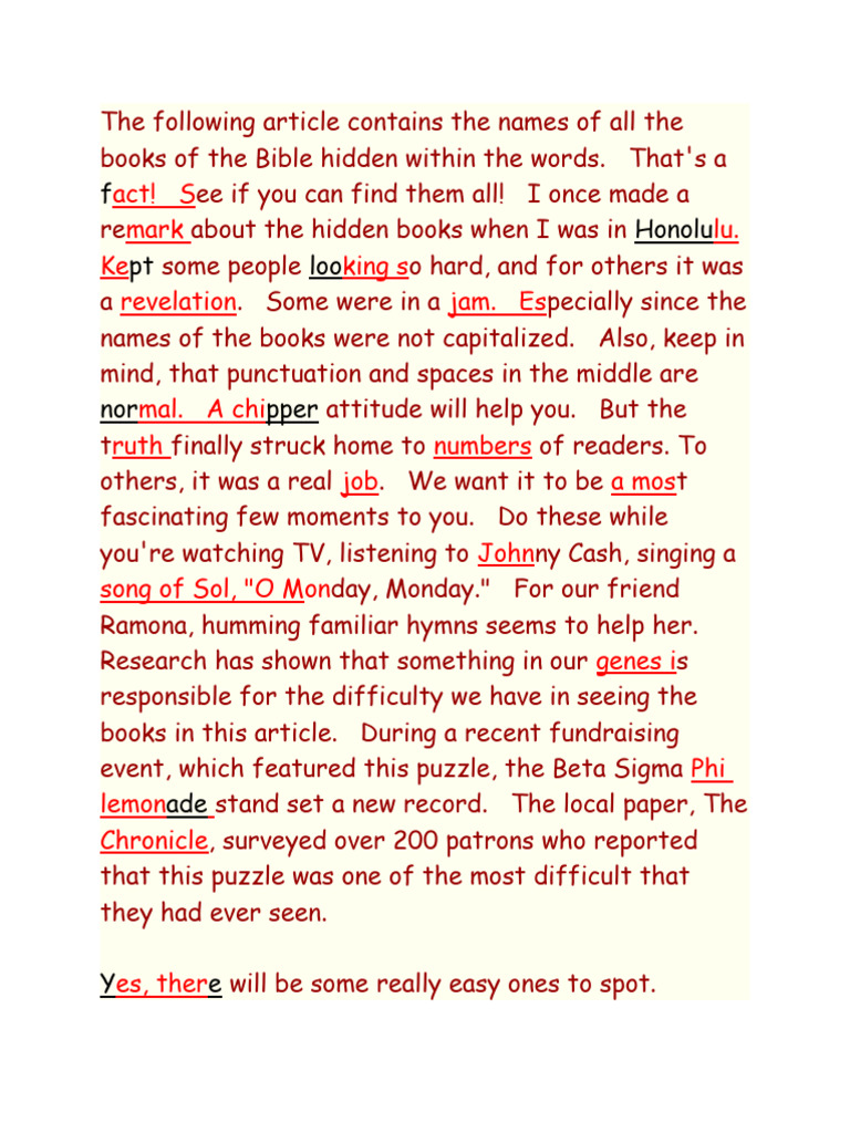 Discover The Hidden Books of The Bible | PDF | Religious Texts