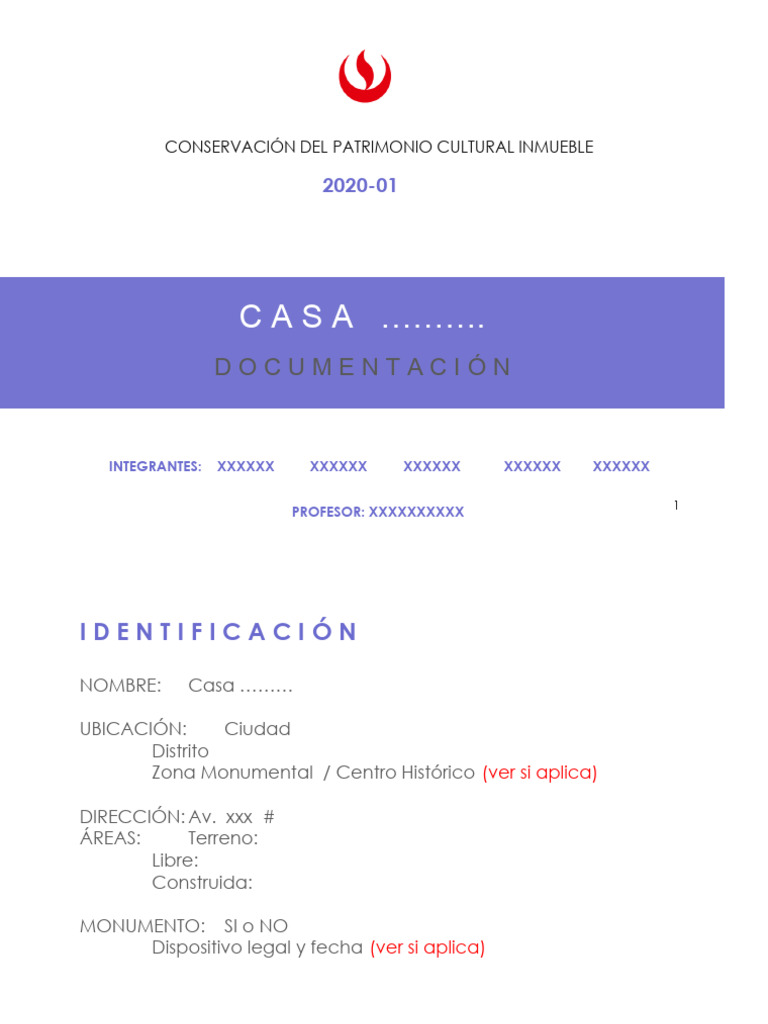 1- Formato DOCUMENTACION-2020-1.ppt | PDF