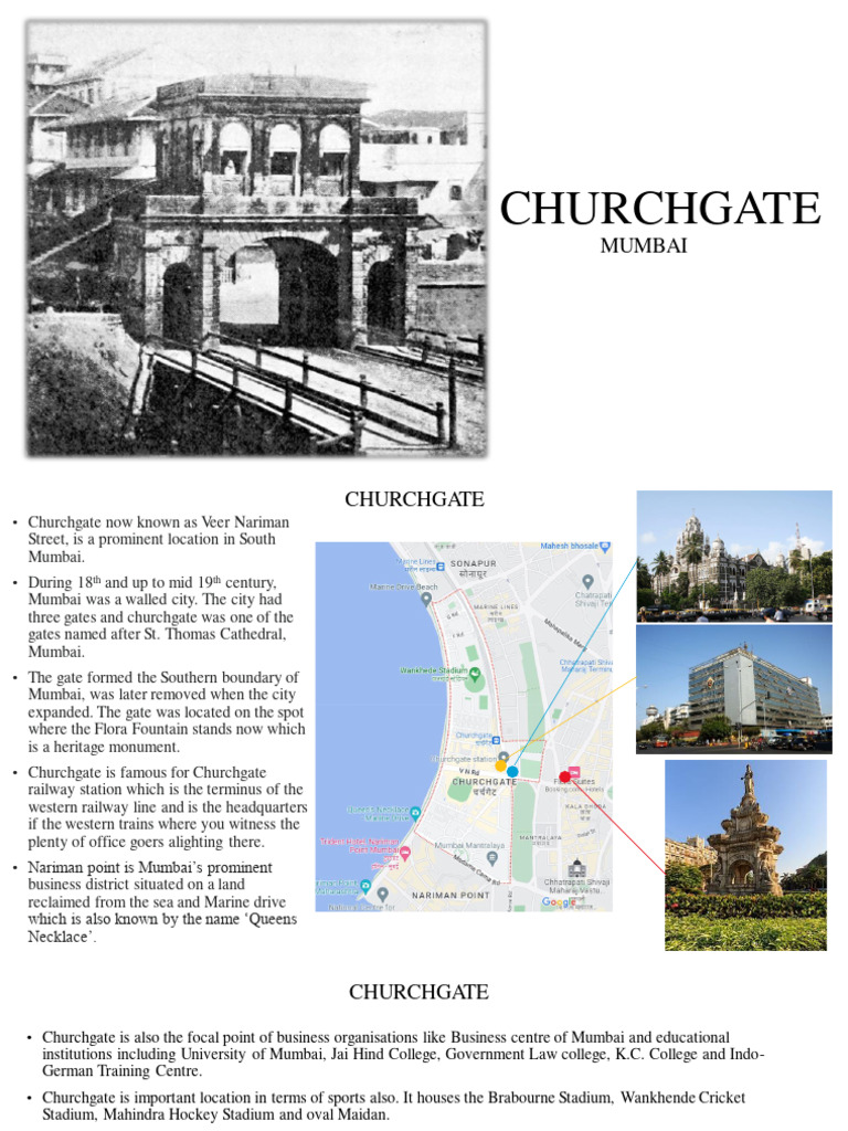 Churchgate: Mumbai's Key Hub | PDF | Business | Travel