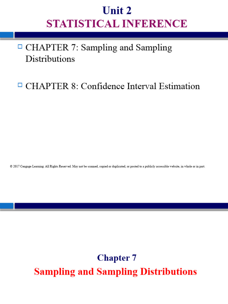 Stat609 Sp23 LCN Unit2 | PDF | Standard Error | Estimator