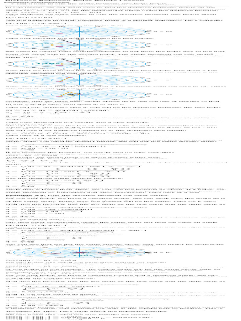 Polar Coordinates Distance Guide | PDF | Angle | Triangle