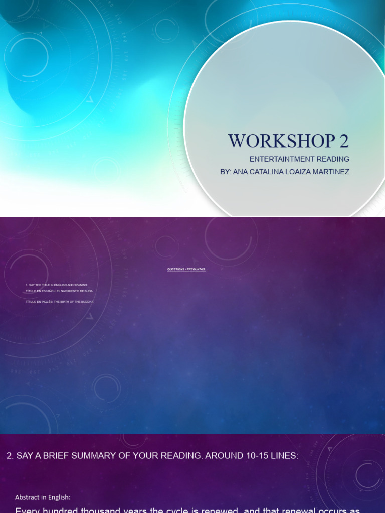 Workshop 2 | PDF