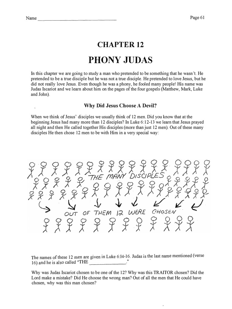 Lessons from Judas Iscariot's Betrayal | PDF | Judas Iscariot | Jesus