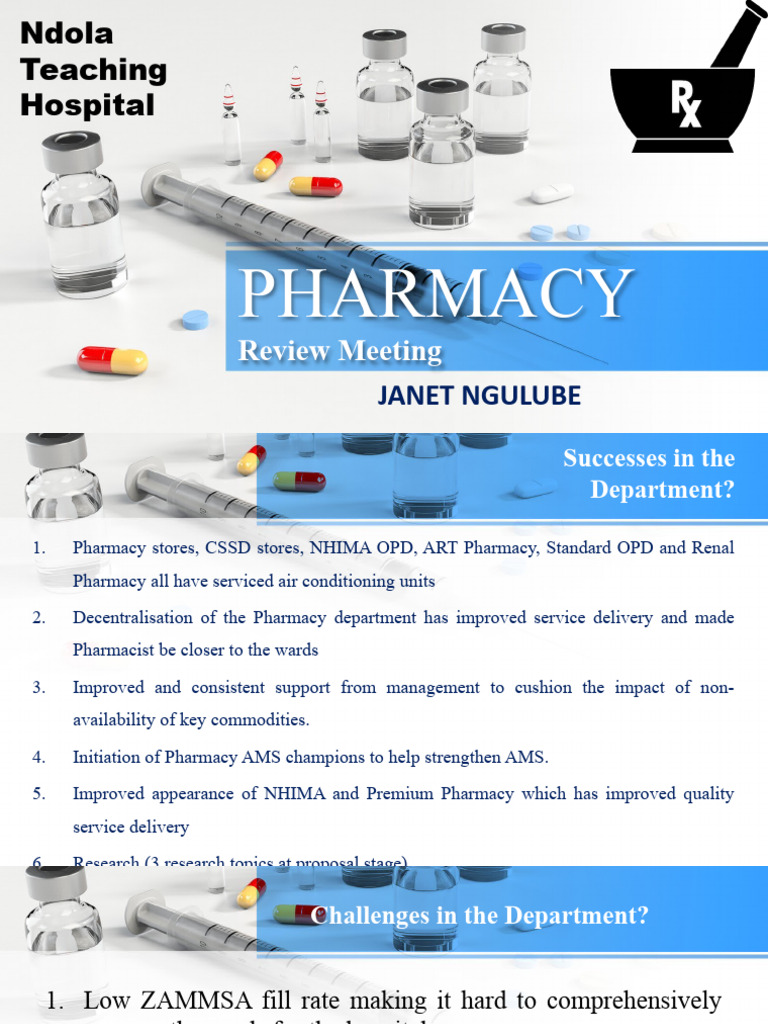 PHARMACY Audit Review Meeting DEPT | PDF | Science & Mathematics