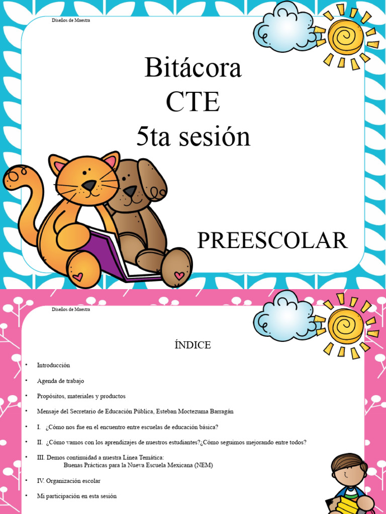 Bitacora Cte 5ta Sesion 2019 DDM | PDF | Educación primaria | Maestros