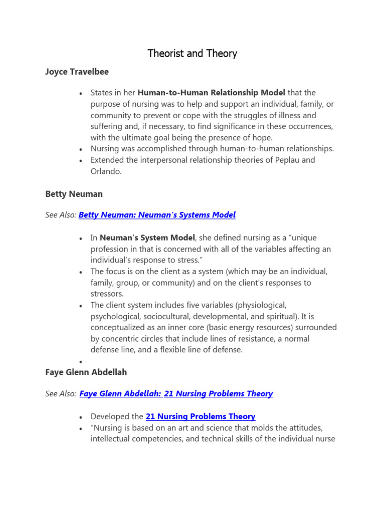 Theorist and Theory TFN | PDF