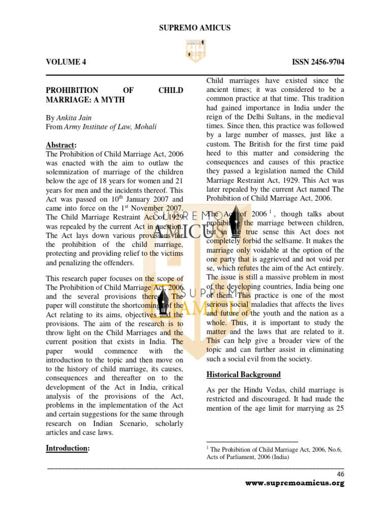 Child Marriage | PDF | Child Marriage | Marriage