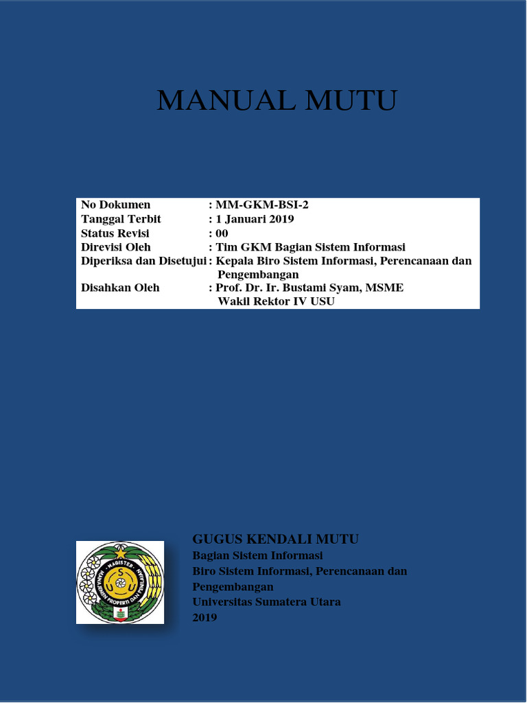 Manual Mutu Sistem Informasi Compressed | PDF