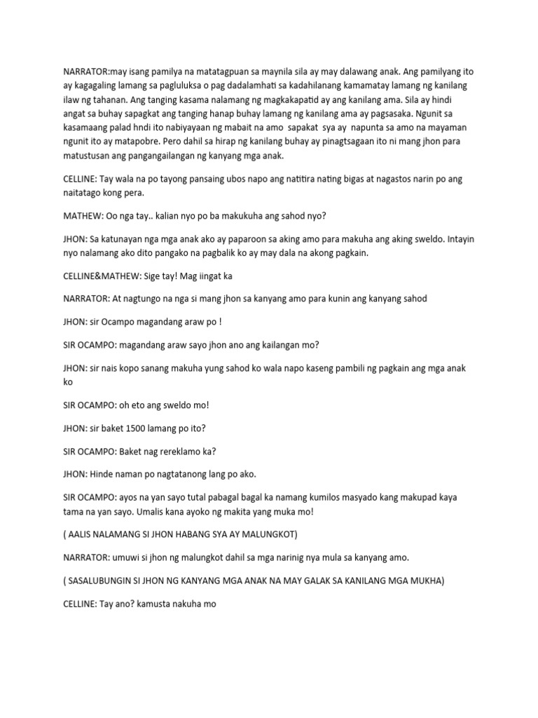 Script Nigel A | PDF