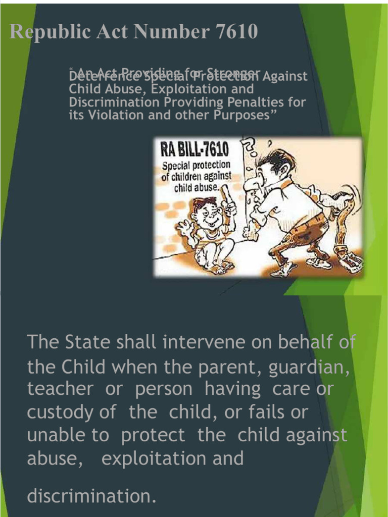 Wiac - Info PDF Ra 7610 Filipino PR | PDF