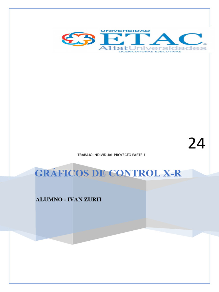 Gráficos de Control X-R | PDF