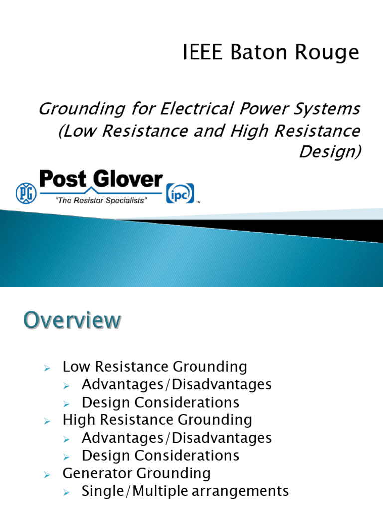 NGR Sizing and Selection As Per IEEE | PDF | Electrical Resistance And ...