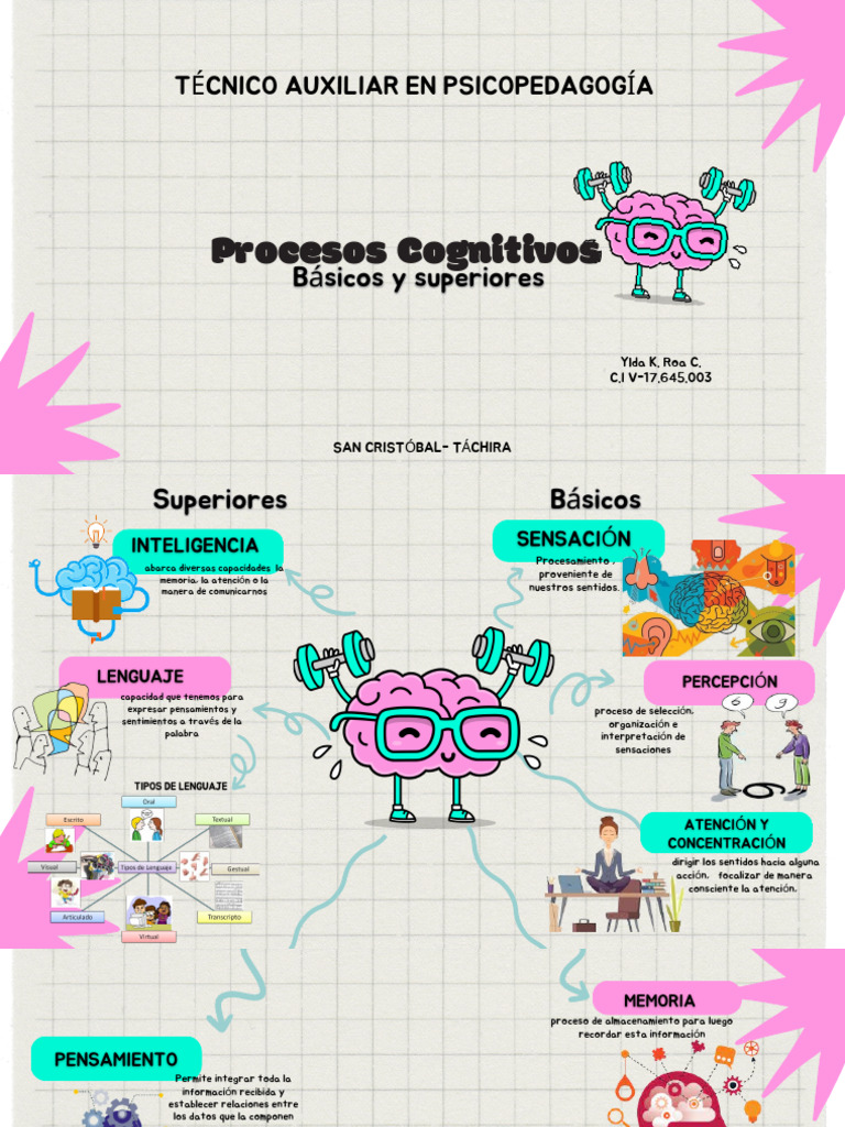 Procesos Cognitivos, mapa mental | PDF