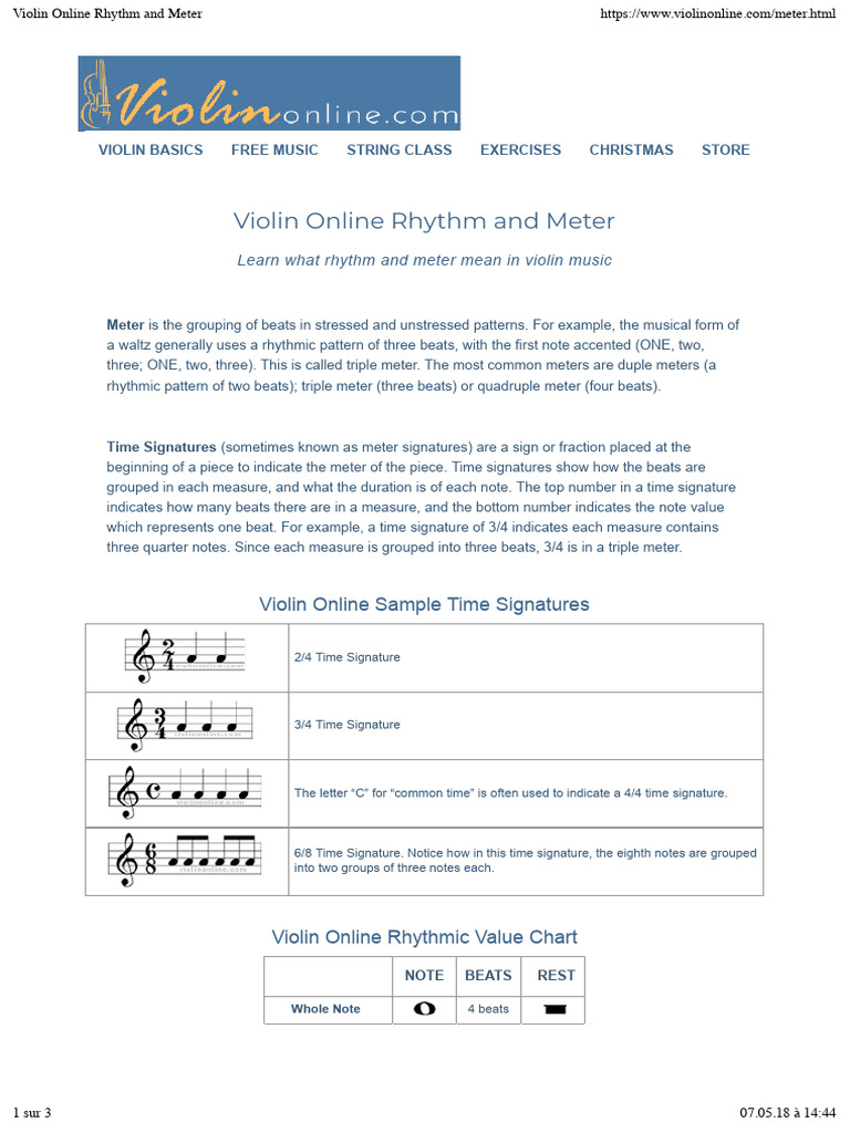 Rhythm and Meter | PDF | Rhythm | Notation