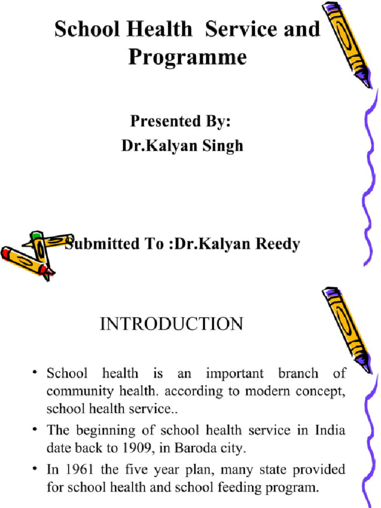 School Health Programme | PDF