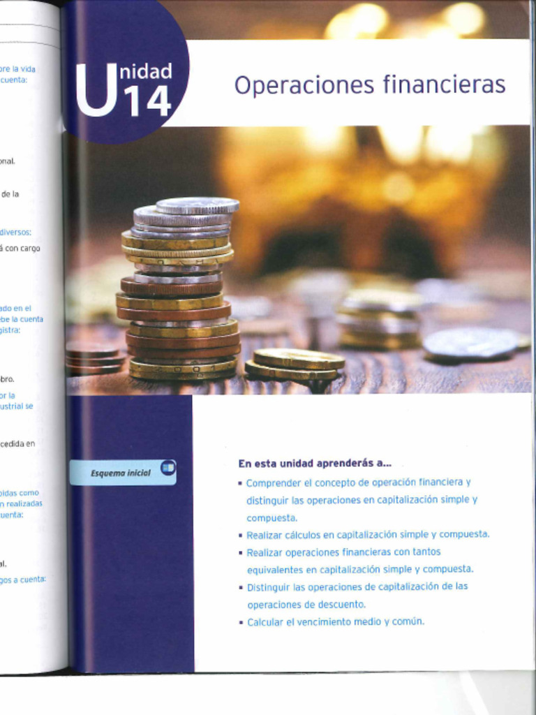 Unidad 14 Operaciones Financieras | PDF