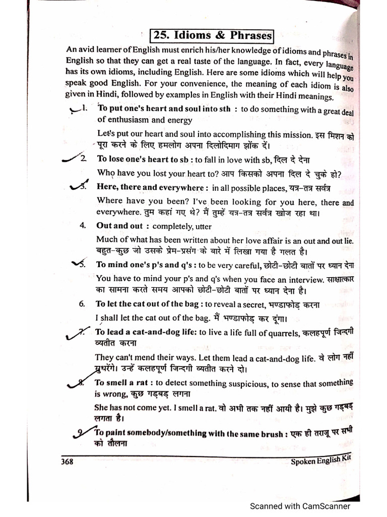 Idioms and Phrases | PDF