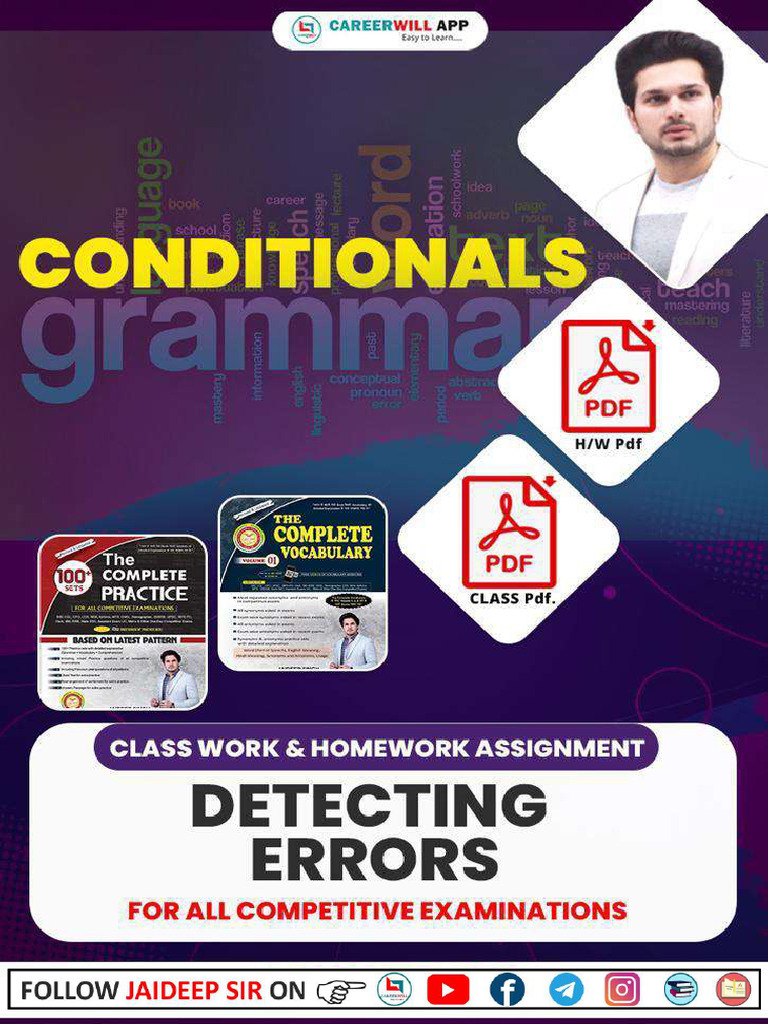 289463conditionals Detecting Errors - Crwill | PDF 289463conditionals Detecting Errors - Crwill | PDF