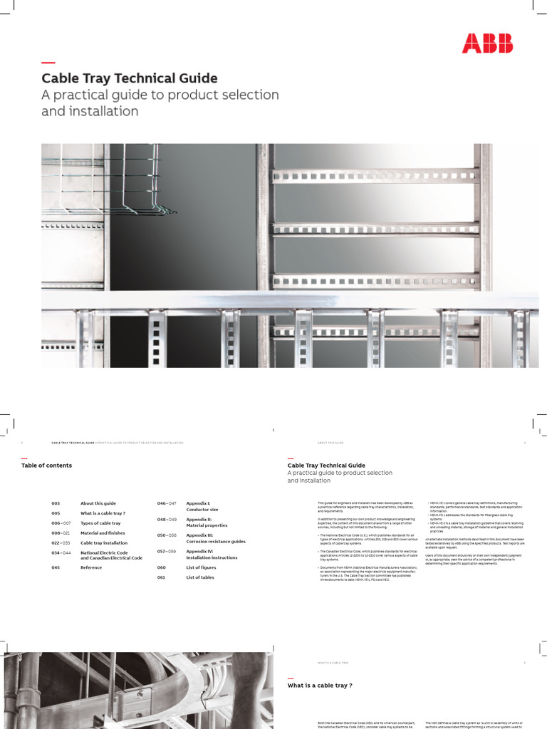 Cable Tray Installation Guide | PDF | Corrosion | Stainless Steel