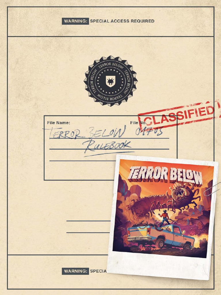 Terrorbelow Rulebook Digital | PDF