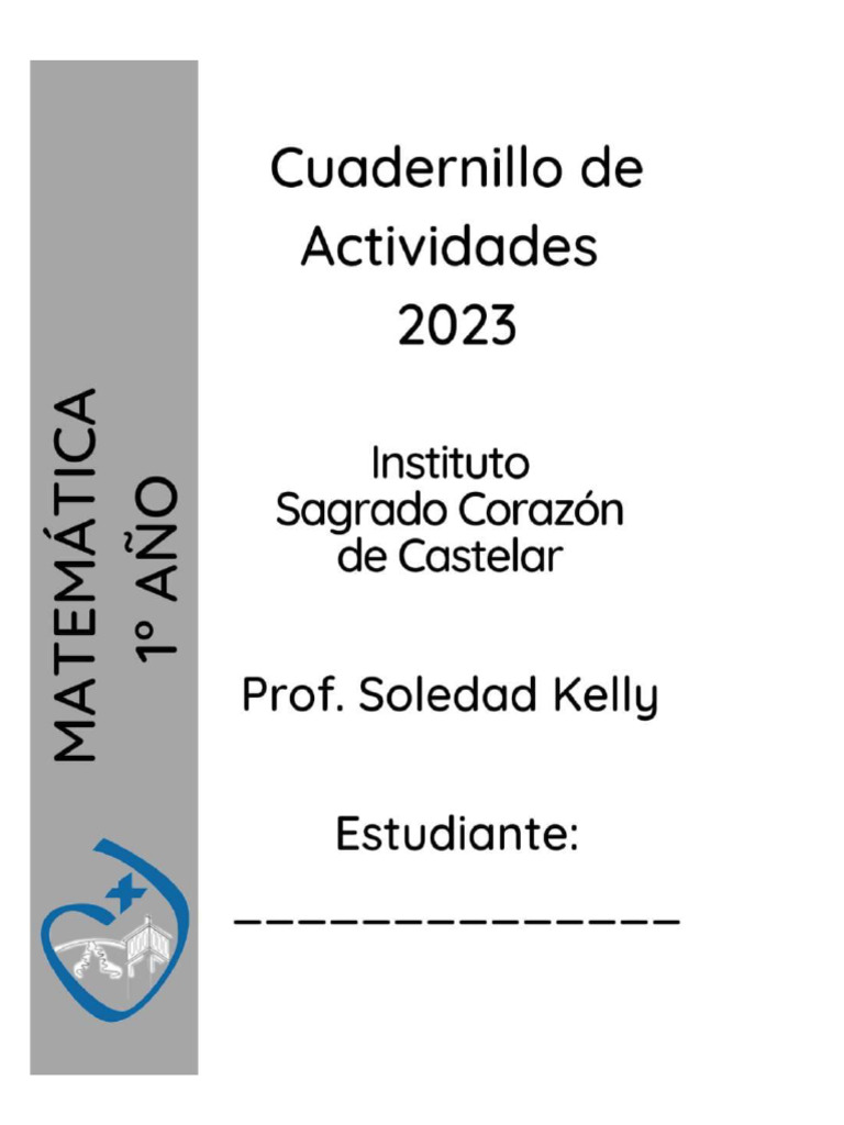 Cuadernillo 1° 2023 | PDF | Números | Ecuaciones