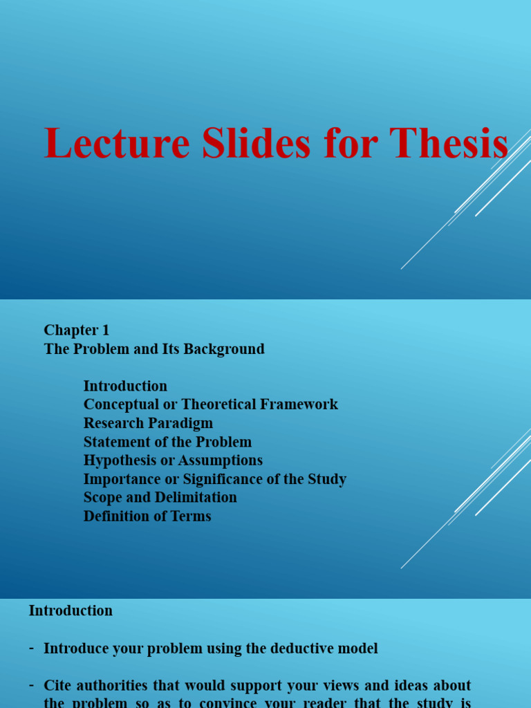 Thesis Lecture | PDF | Conceptual Model | Theory Thesis Lecture | PDF | Conceptual Model | Theory