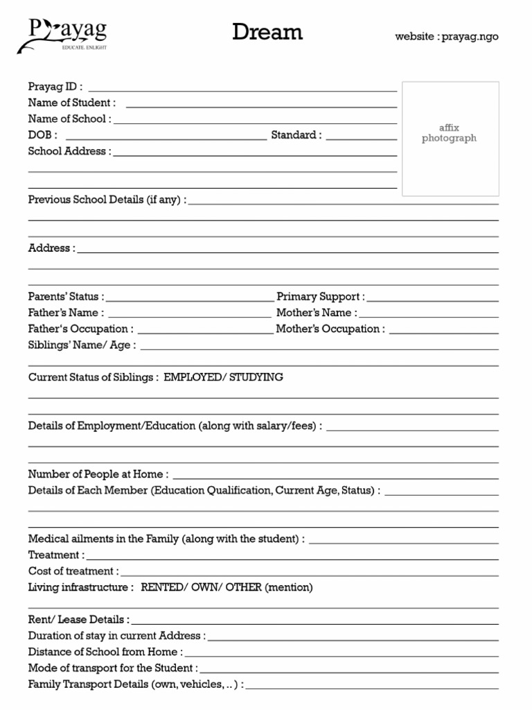 Dream Form | PDF