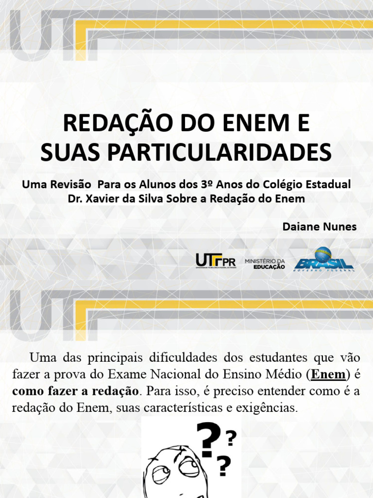 Slide Padrão - UTFPR | PDF | Brasil