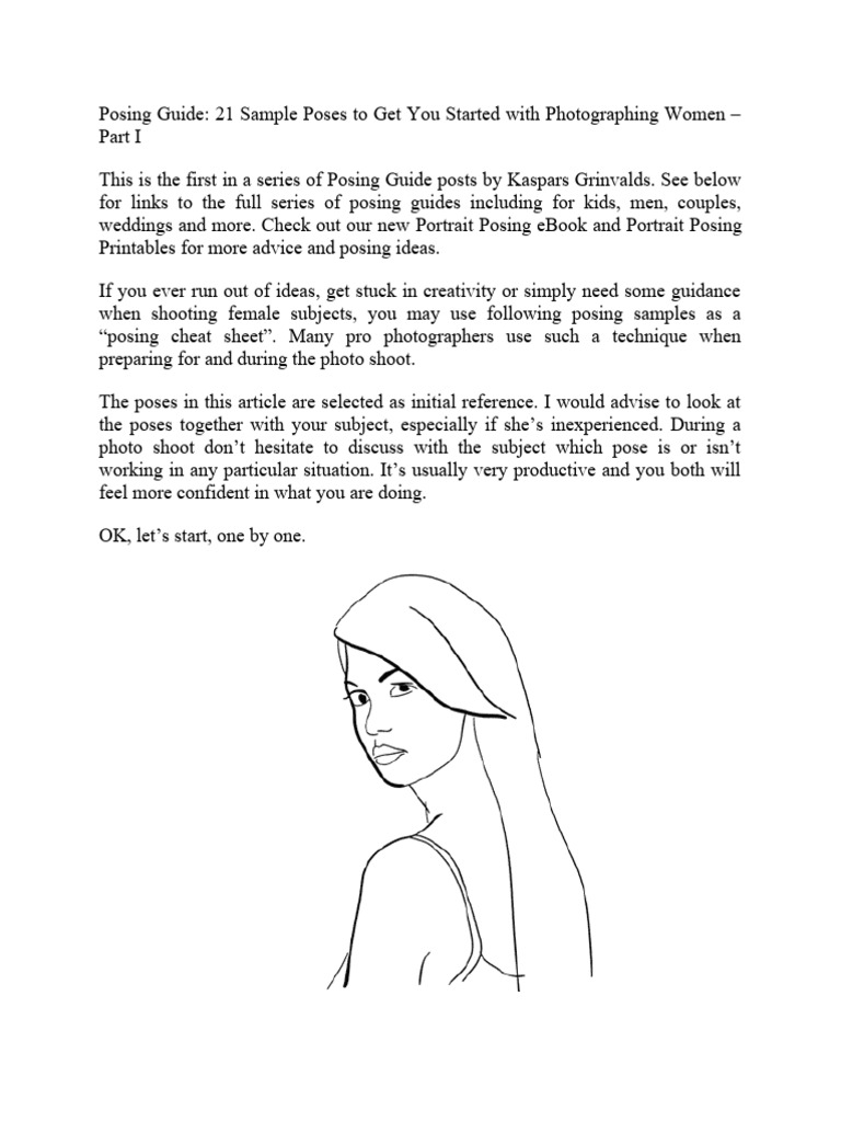 Posing Guide | Download Free PDF | Body Language