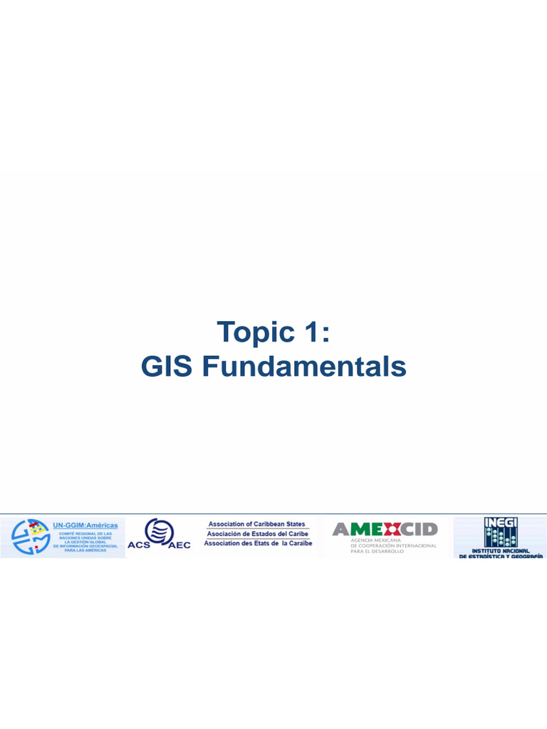 Topic1 GIS Fundamentals | PDF