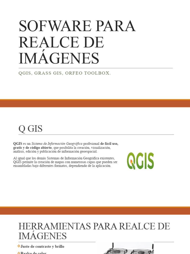 Sofware para Realce de Imágenes | PDF | Informática | Tecnología